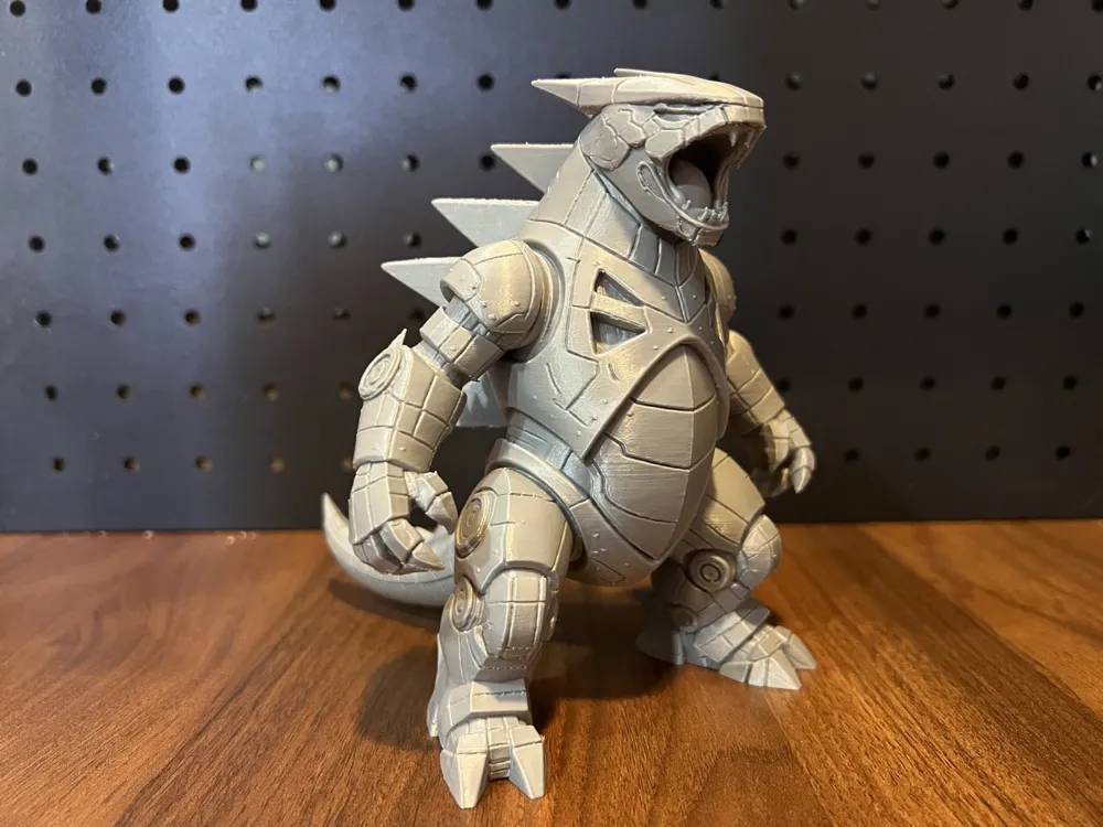 Mecha Pokemon Series: Tyranitar Full Statue - Free 3D Print Model - MakerWorld