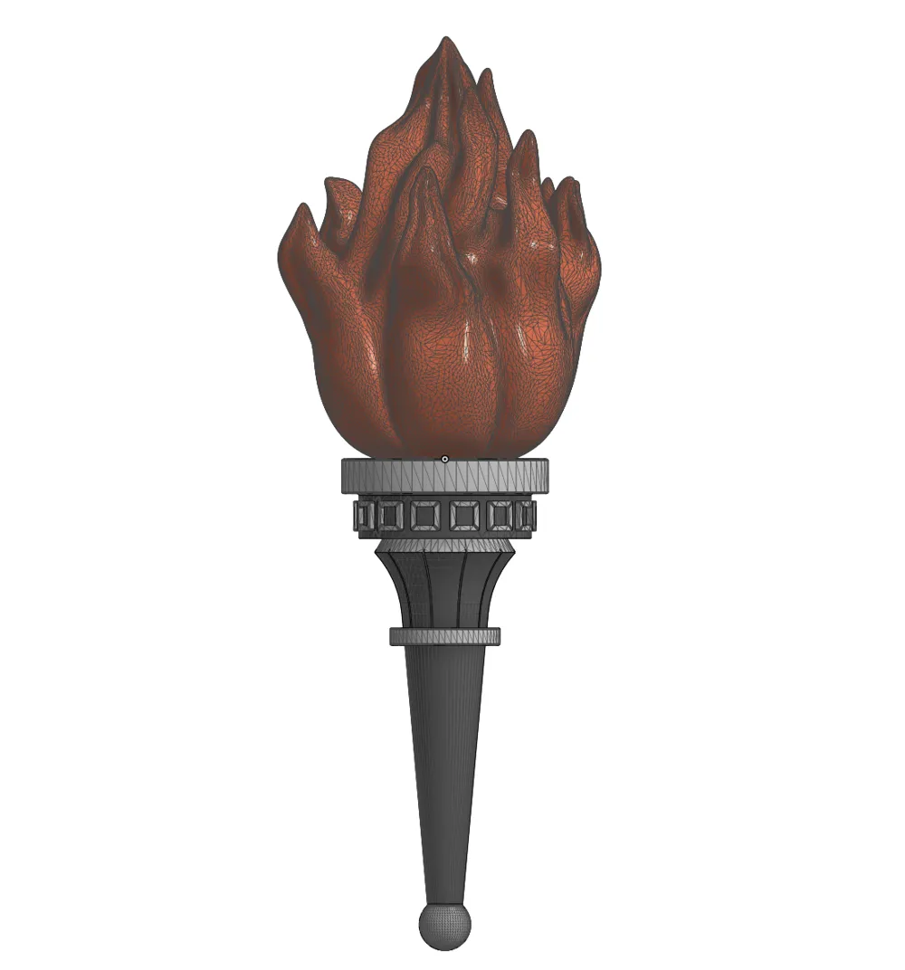 Greece, Olympic torch shape by user_545069889 MakerWorld: Download Free ...
