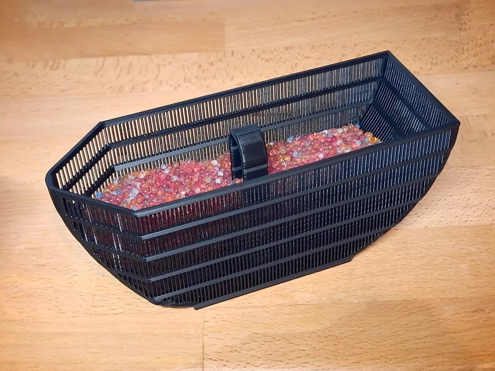 Sunlu S2 Silica Gel Drying Basket with Spout - Free 3D Print Model ...