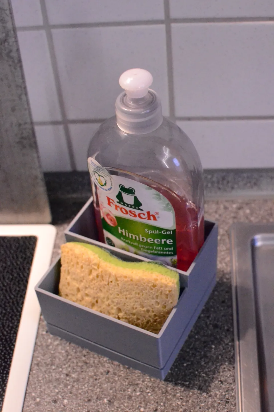 Kitchen organizer for dish soap and sponge - Free 3D Print Model ...