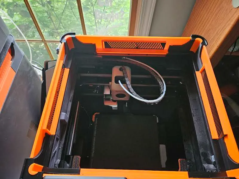 P1S P1P Riser - Louvre Sides & Wyzecam2 Mount v2 - Free 3D Print Model ...