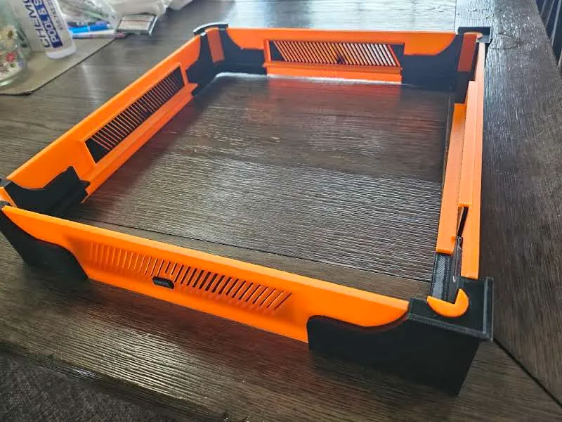 P1S P1P Riser - Louvre Sides & Wyzecam2 Mount v2 by Jeff Smith - MakerWorld