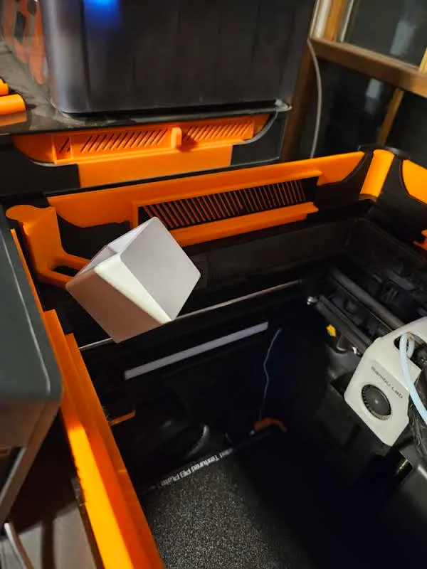 P1S P1P Riser - Louvre Sides & Wyzecam2 Mount v2 - Free 3D Print Model ...