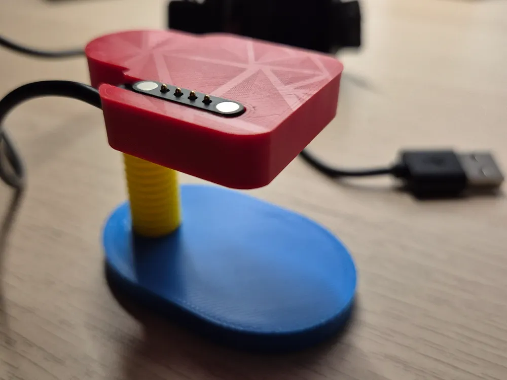 Station de charge Pogo-pin avec support [berceau] - Modèle d'Impression ...
