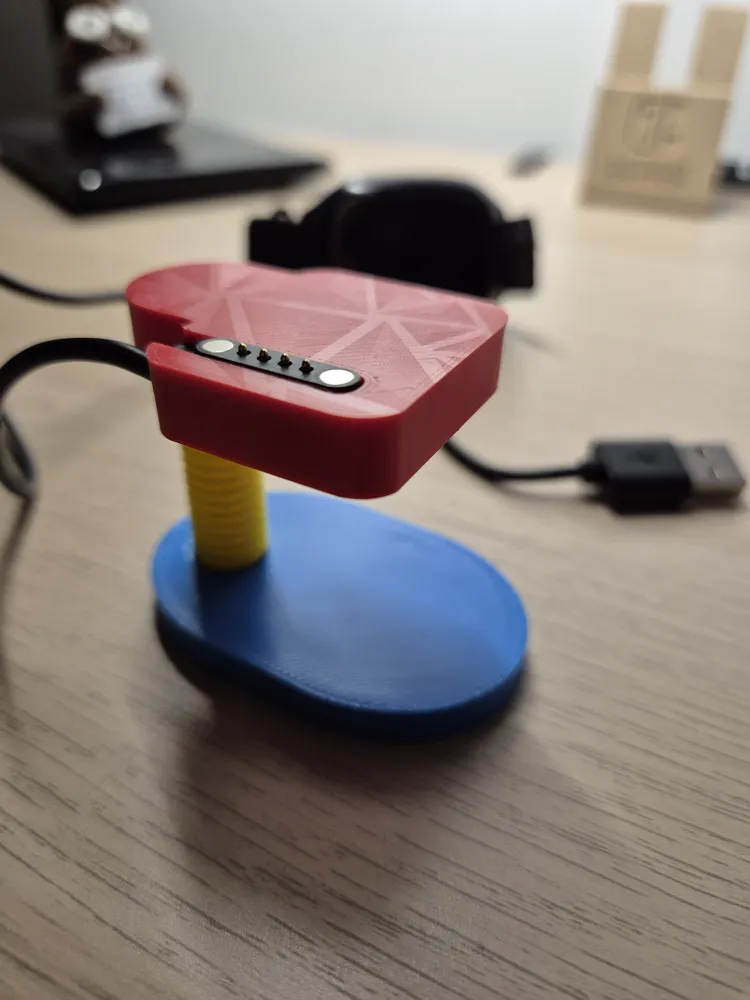 Station de charge Pogo-pin avec support [berceau] - Modèle d'Impression ...
