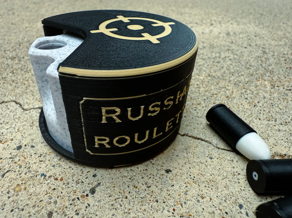 Russian Roulette: Fully 3D printed by SOUTH OF THE BORDER MakerWorld ...