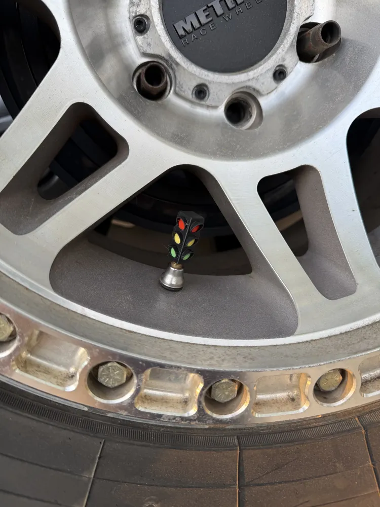 Valve Stem Caps : Traffic Light! - Free 3D Print Model - MakerWorld