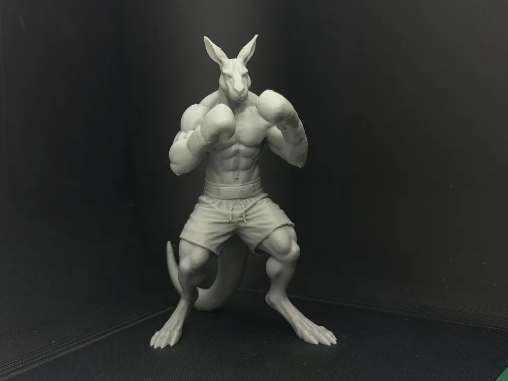Boxing Kangaroo - Free 3D Print Model - MakerWorld