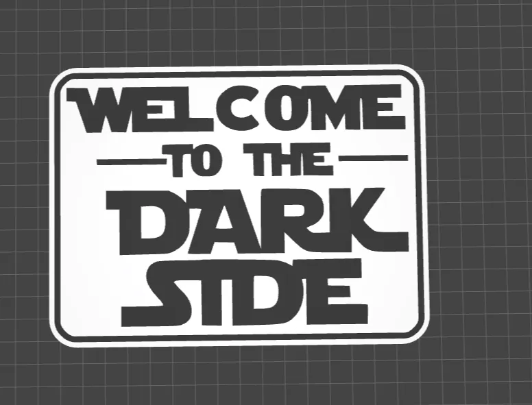 "Welcome to the dark side" by Fiete Schütte - MakerWorld