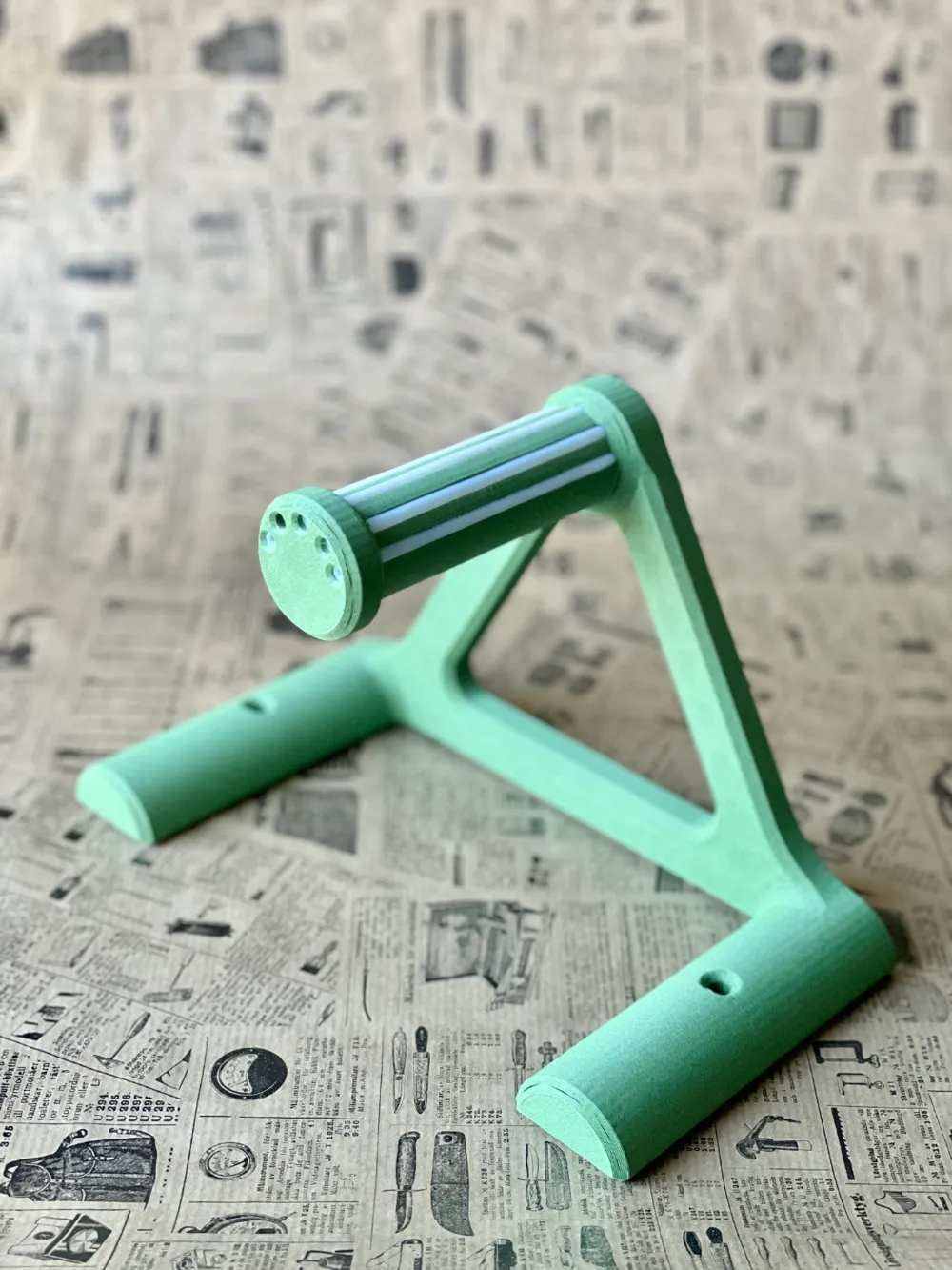 Simple spool holder with PTFE Tubes (Remix) Remixed by ZEE SOLO - MakerWorld