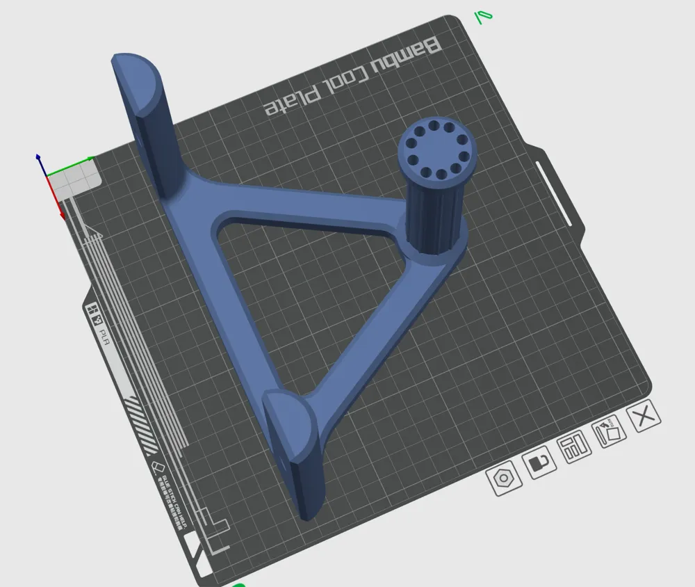 Simple spool holder with PTFE Tubes (Remix) 二次创作 - 来自 ZEE SOLO - MakerWorld