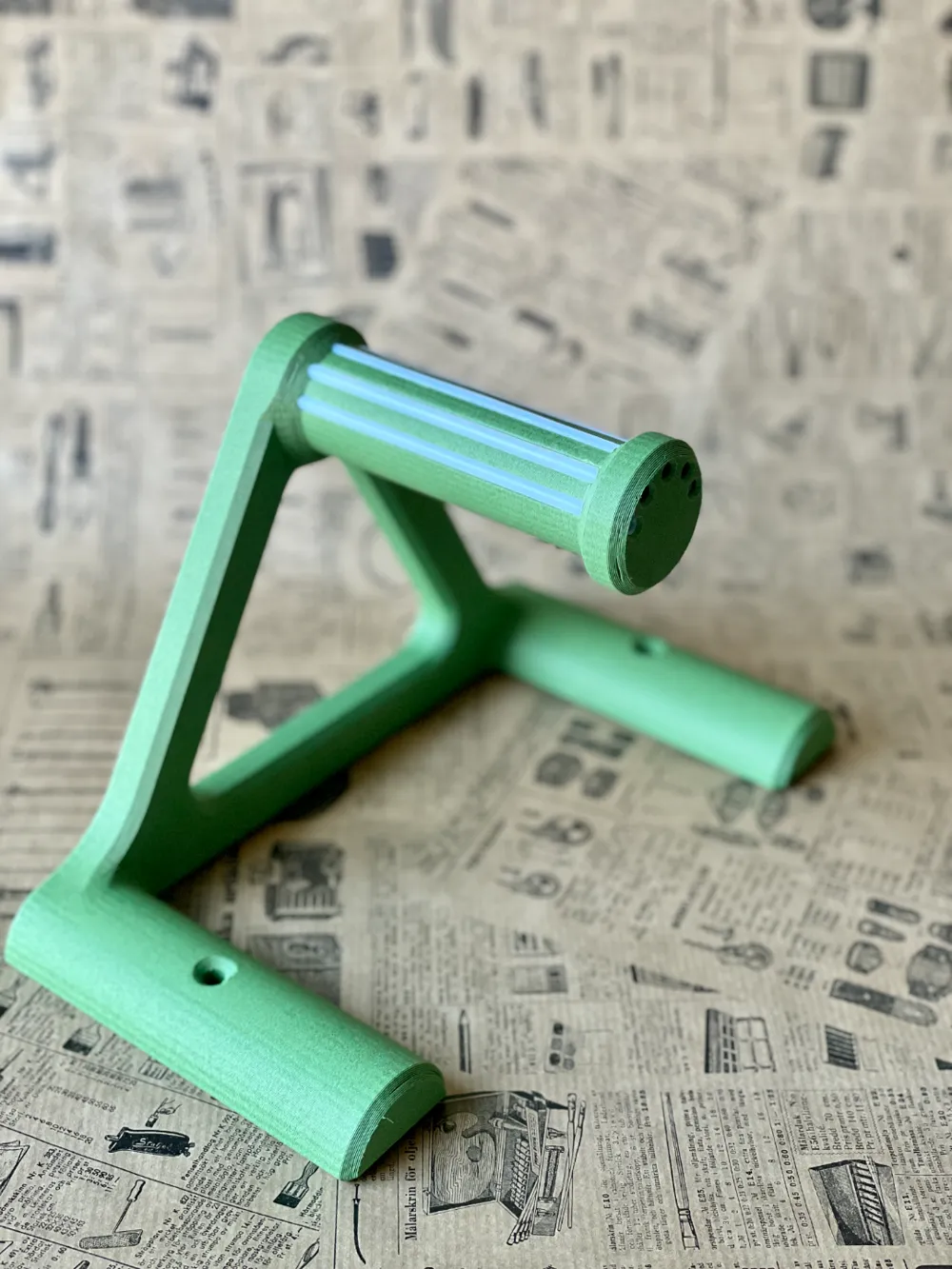 Simple spool holder with PTFE Tubes (Remix) Remixed by ZEE SOLO - MakerWorld