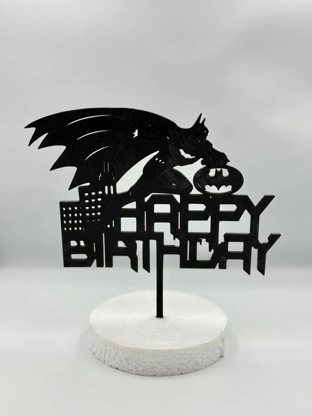 Topo de Bolo do Batman – Estilo Gotham - Modelo gratuito para impressão ...