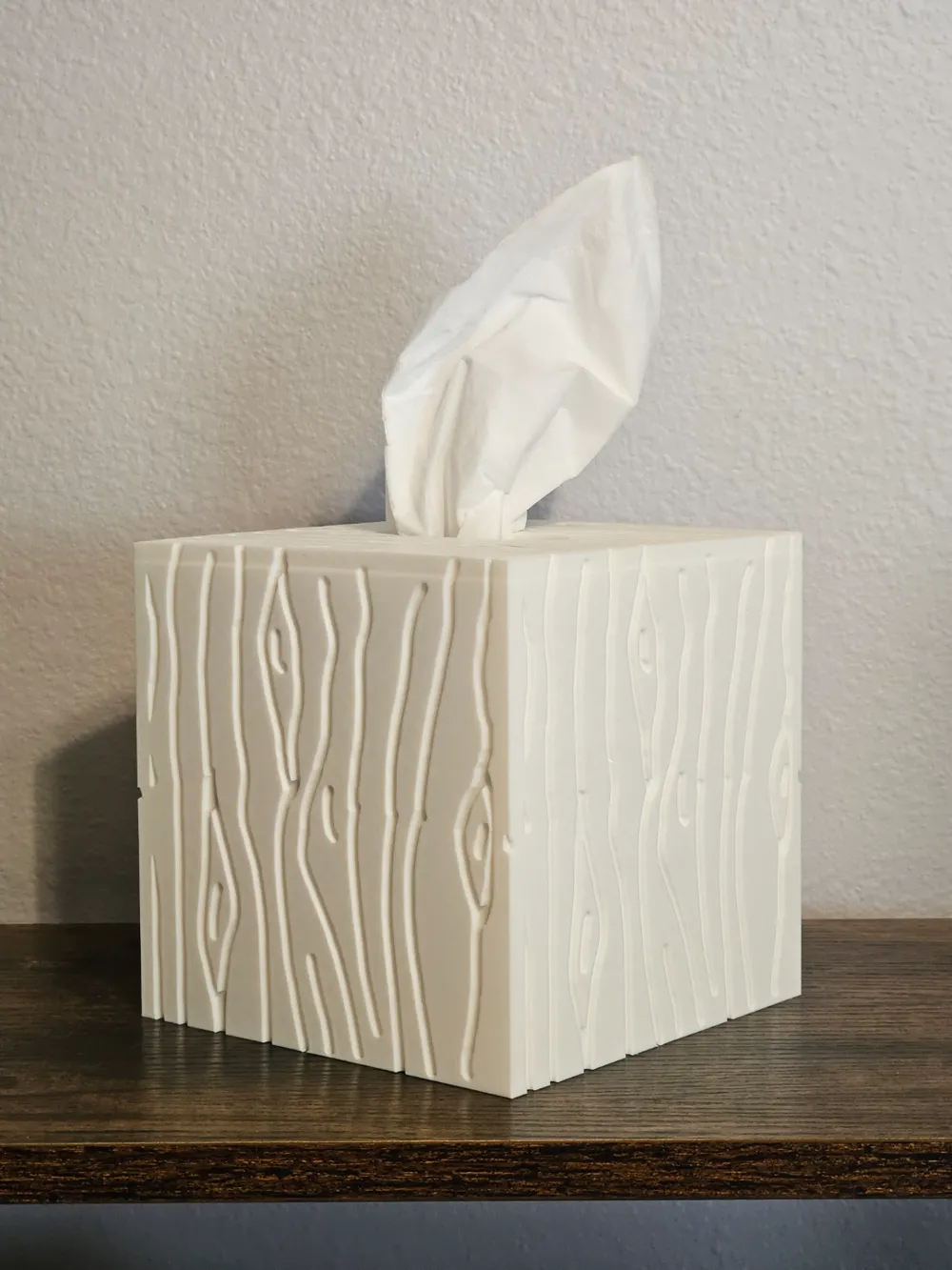 Wood Grain Tissue Box by Chonies - MakerWorld