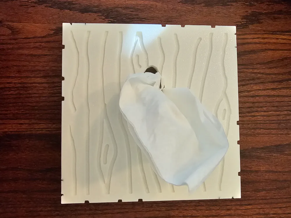 Wood Grain Tissue Box by Chonies - MakerWorld