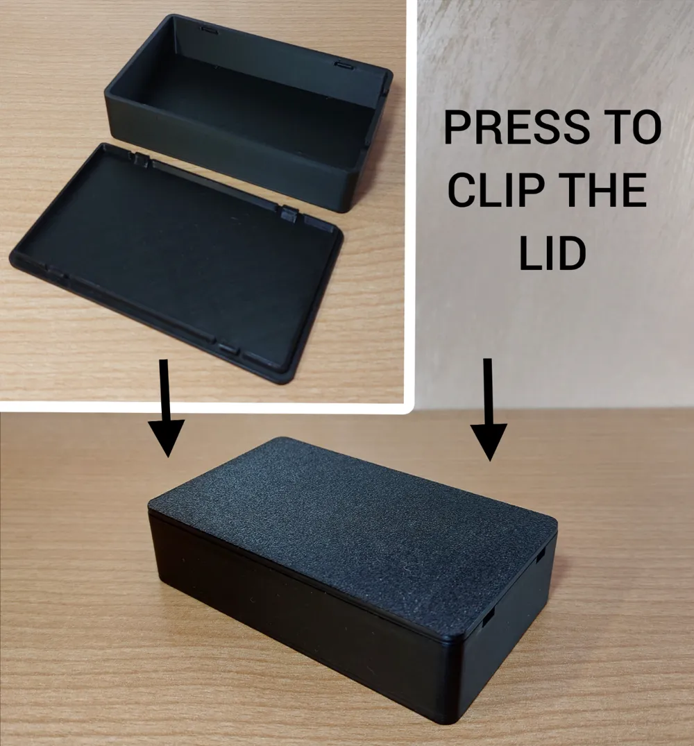 Snap-lock box by Riccardo Marchello MakerWorld: Download Free 3D Models