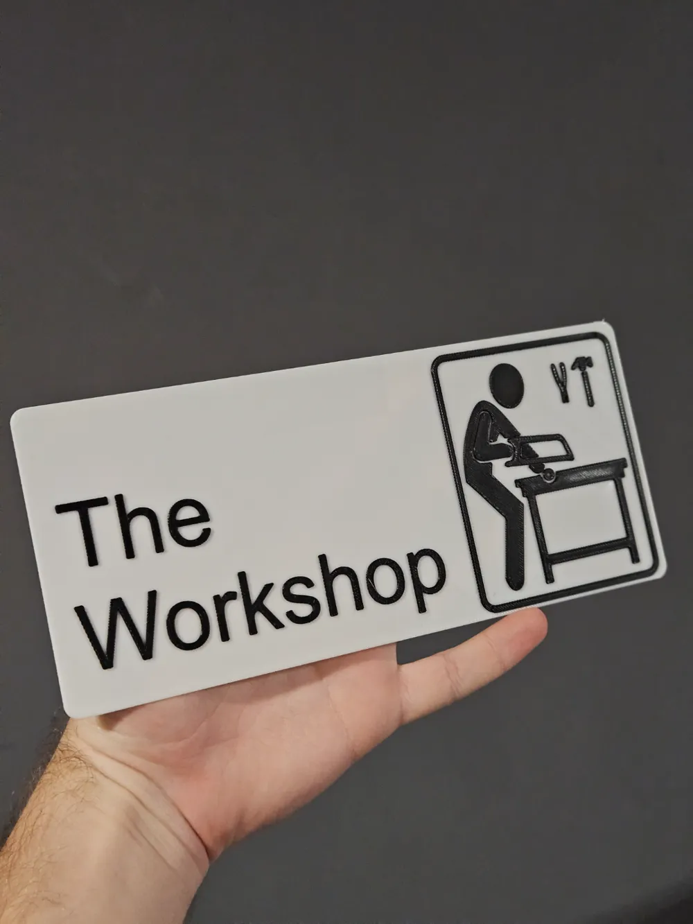 The Workshop - The Office Sign Thinner Remixed by Adamix - MakerWorld