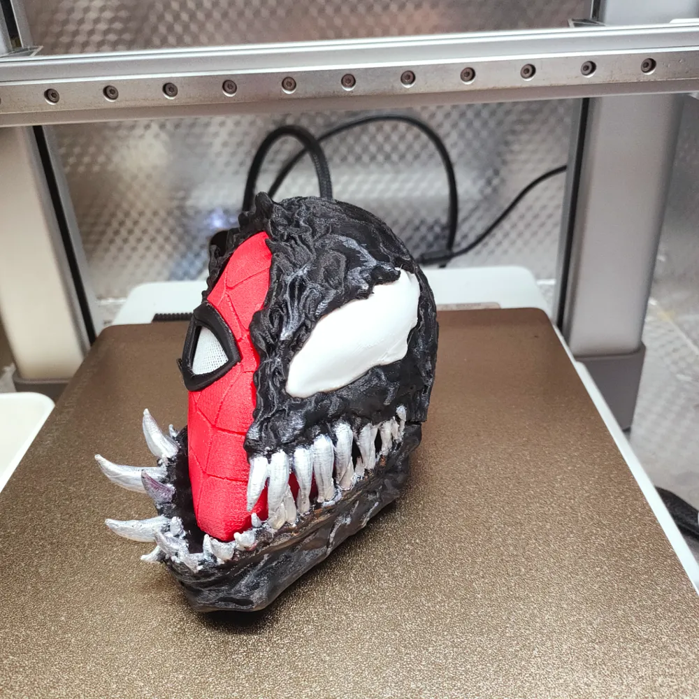 Venomized Spider-Man. - Free 3D Print Model - MakerWorld