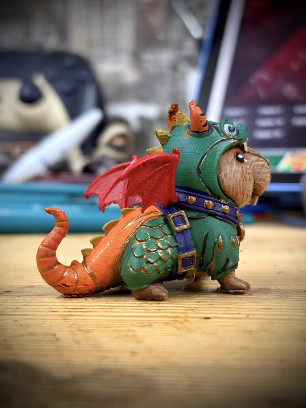 Capibara dragón: enemigo o amigo de sobremesa - Modelo de impresión 3D ...
