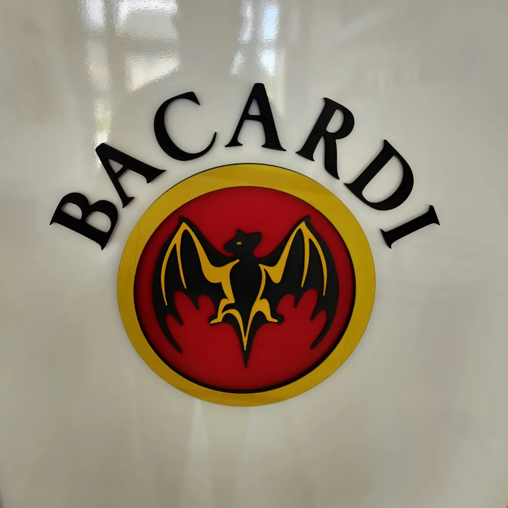 Bacardi sign by birdhouse - MakerWorld