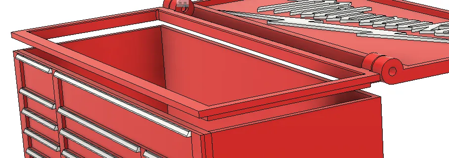 Lid for Cummins Inspired toolbox desk pen holder - Free 3D Print Model ...