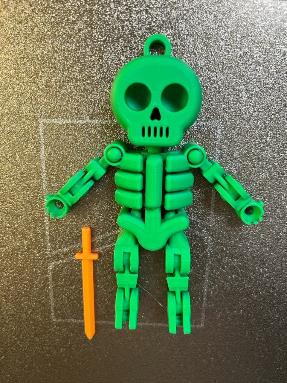 Articulated Skeleton (with Weapons, with Keychain) Remixed by kaka ...