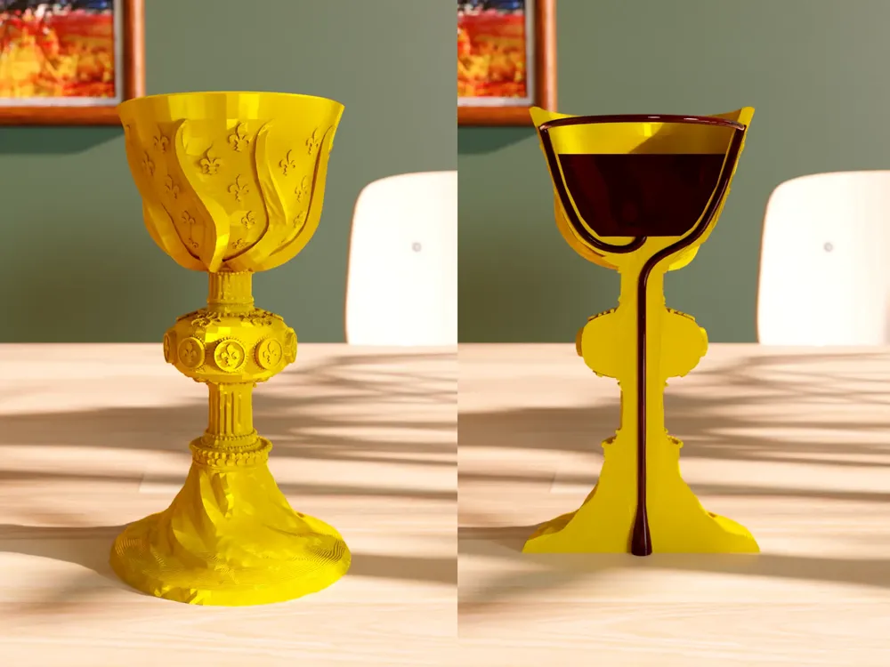 Greedy Cup or Pythagoras Cup by Dr.D MakerWorld: Download Free 3D Models