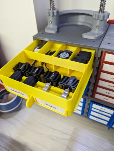 Bambu Lab X1/P1 Hotends Drawer for Ultimate Drawer System Remixed by ...