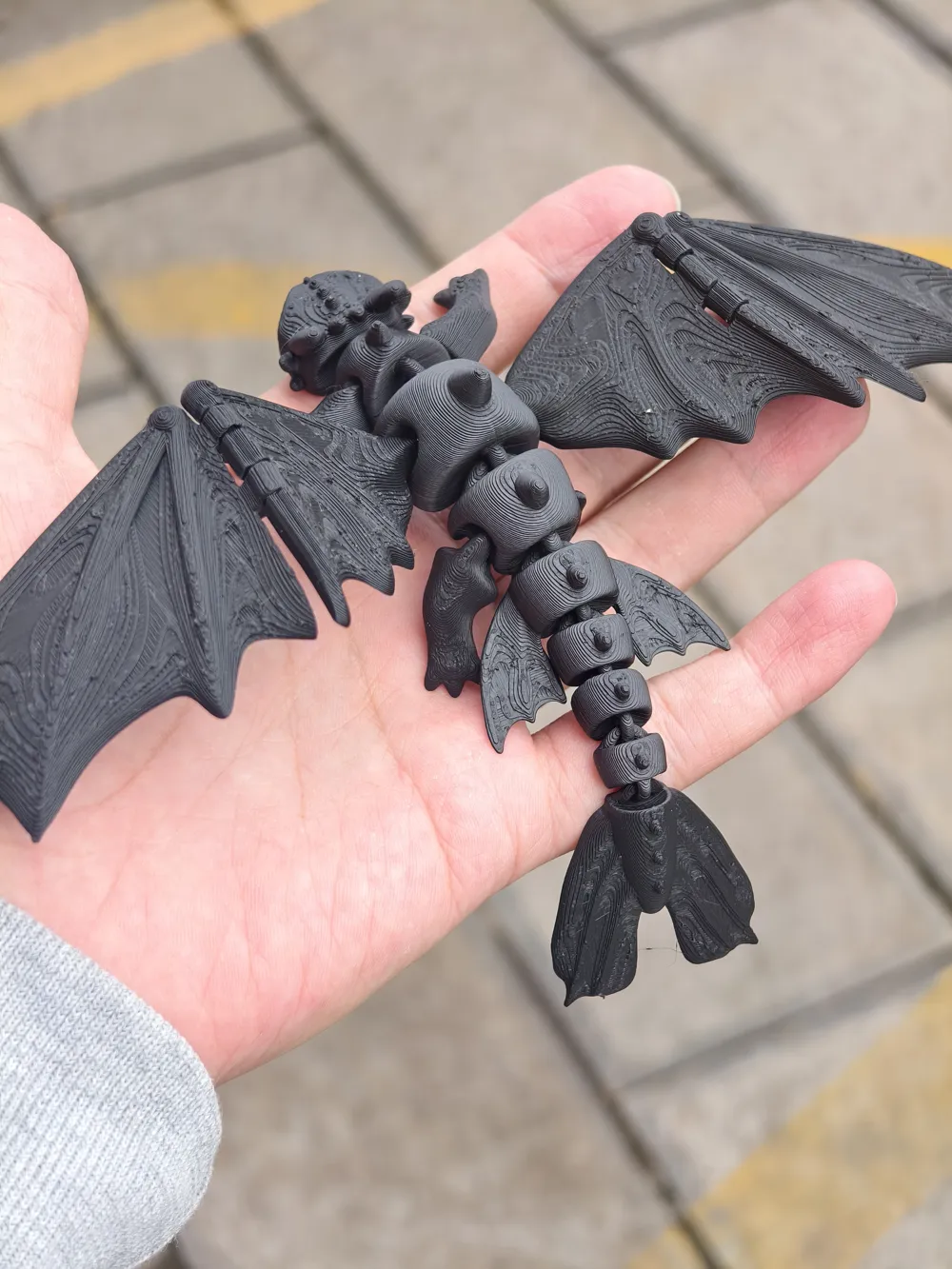 Toothless, large wings, no supports, print directly from your phone by ...