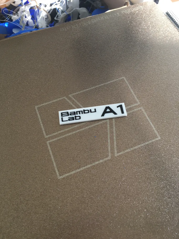 Bambu lab A1 label (no AMS needed) by 3D printer guy MakerWorld ...