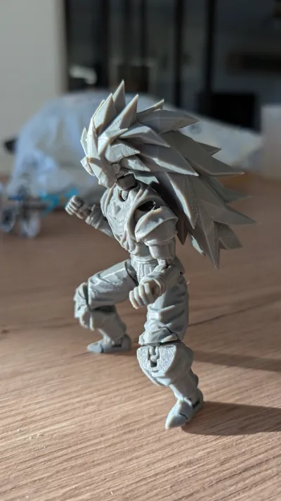 Goku Head SSJ3 for Dummy 13 by BENZIN69 MakerWorld: Download Free 3D Models