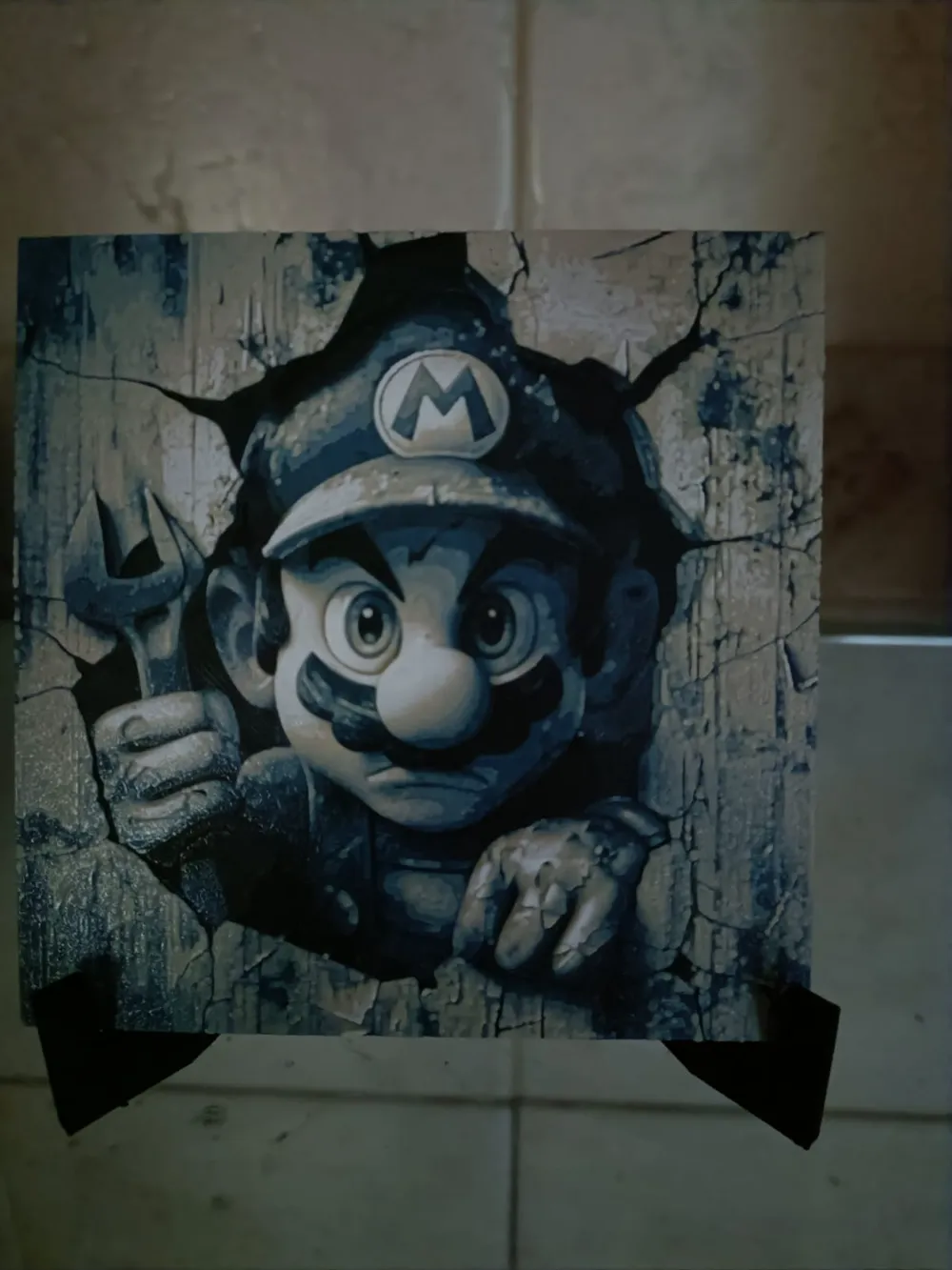 Super Mario Breaking Wall by sduppleganger - MakerWorld