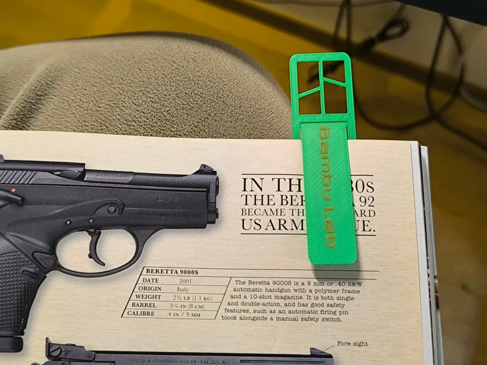 Bambu Lab Bookmark - Free 3D Print Model - MakerWorld