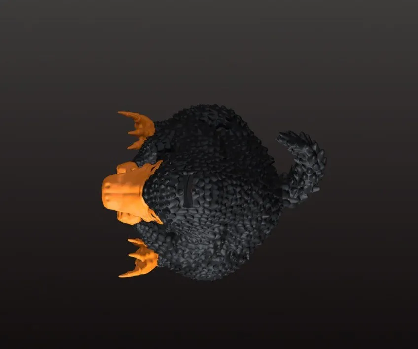 Snuffleupagus Piggy Bank - Niffler Money Box - Free 3D Print Model ...