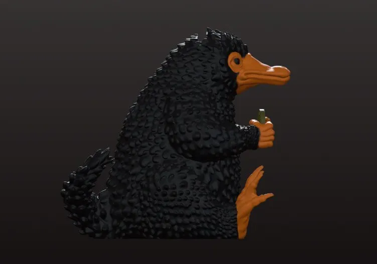 Snuffleupagus Piggy Bank - Niffler Money Box by DuckPrint3D MakerWorld ...