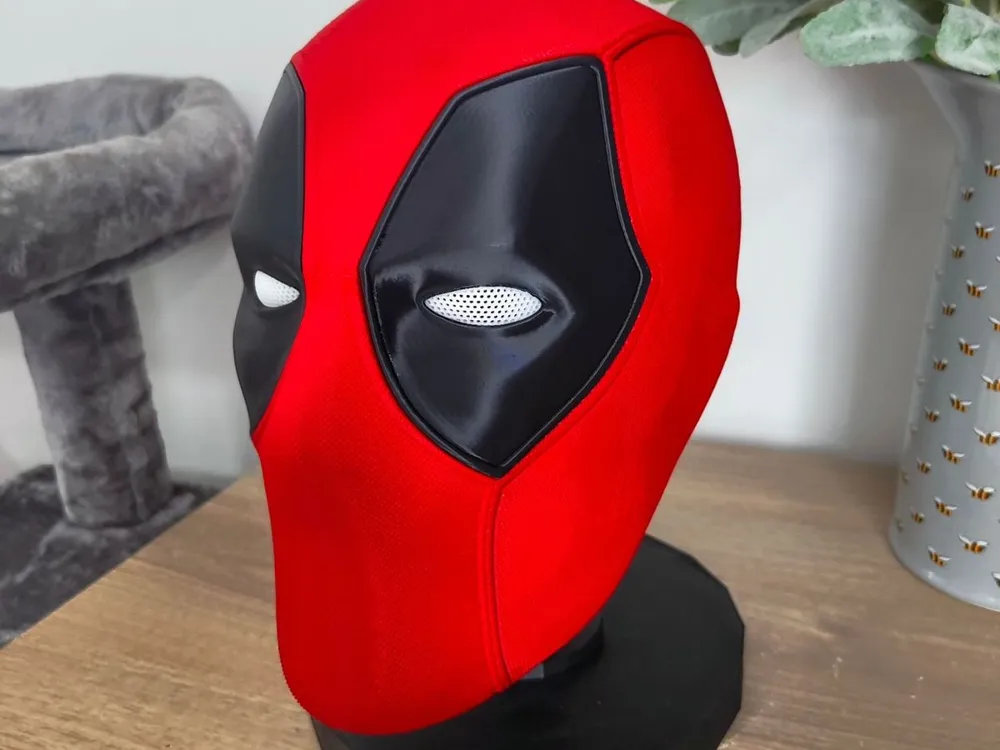 deadpool head for headphones - Free 3D Print Model - MakerWorld