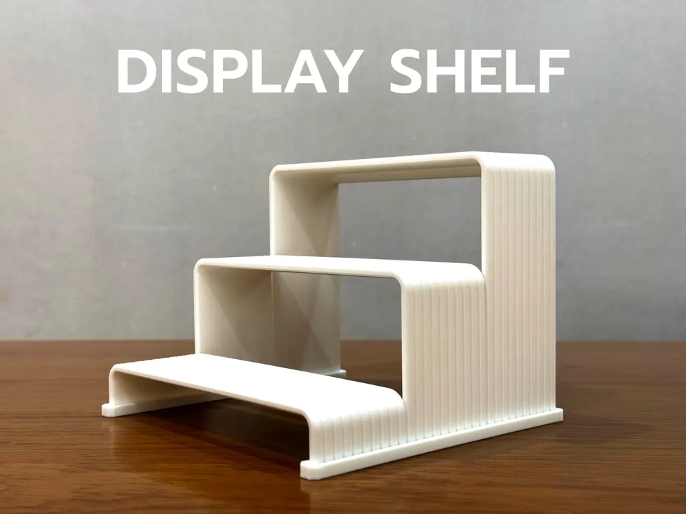 Modern and Minimal Display Shelf by Kong 3D MakerWorld: Download Free ...