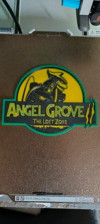 Angel Grove Dragonzord Wallart by 3DPrintsForYou MakerWorld: Download ...