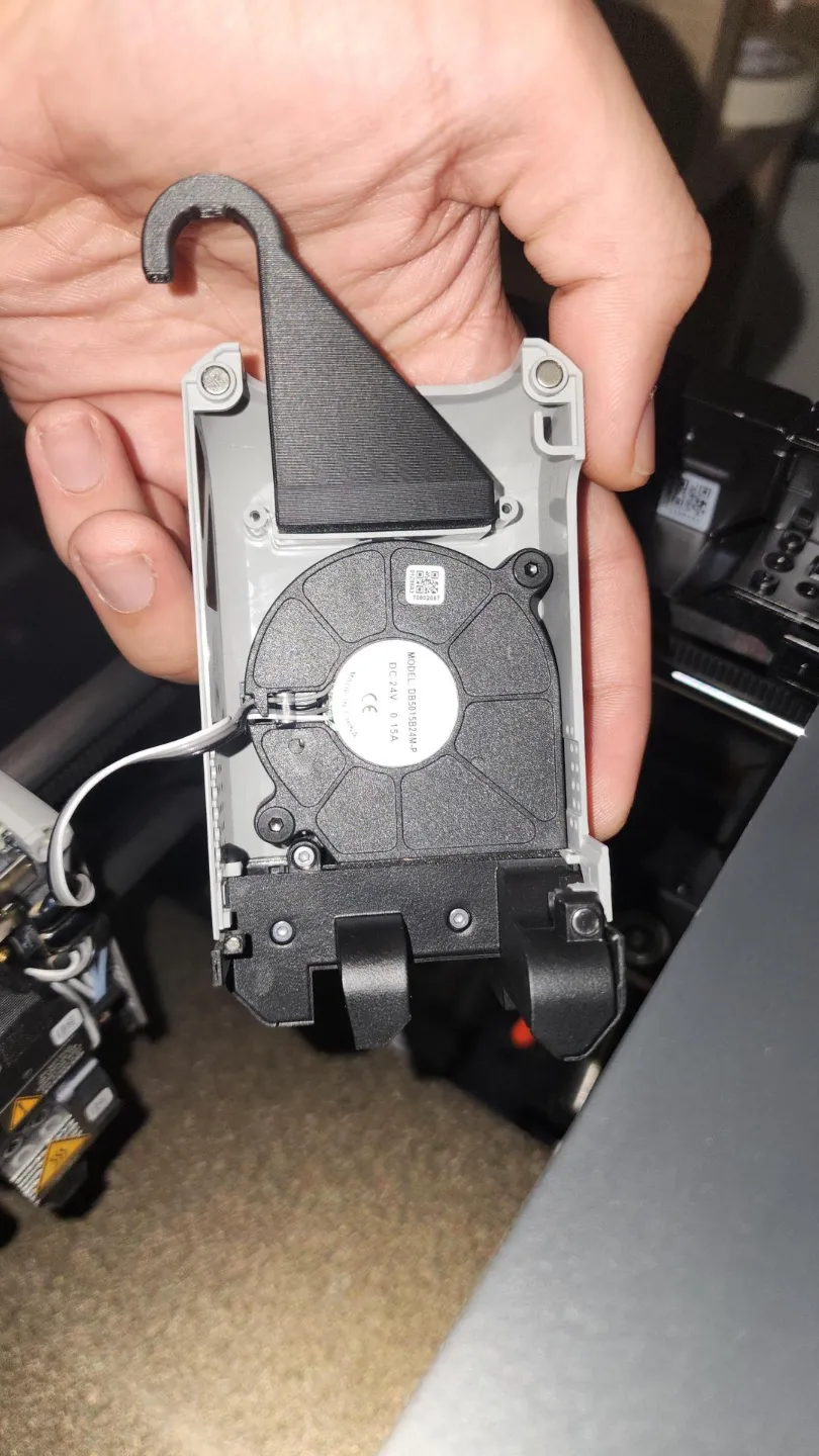 Bambu Lab P1P Permanent Tool Head Cover Hanger by AmaanV - MakerWorld