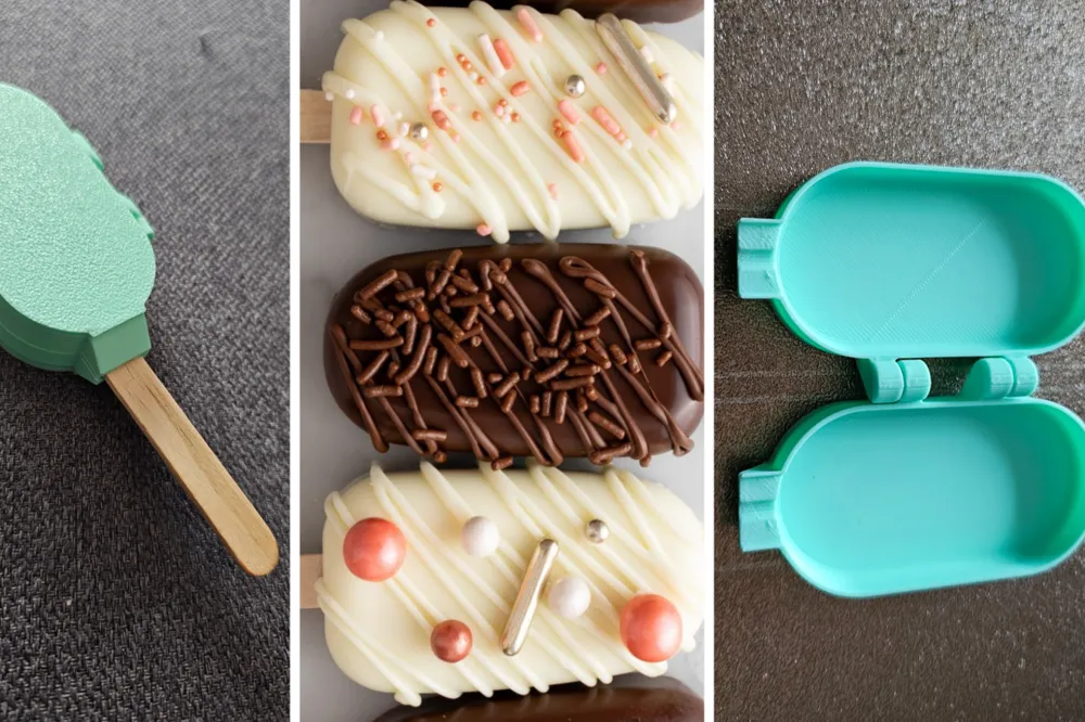 Cake Ice Pops Mold - Free 3D Print Model - MakerWorld