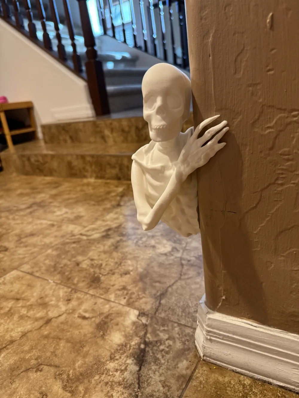 22" Halloween Corner Creeper Skeleton by keith.g.goodman MakerWorld ...