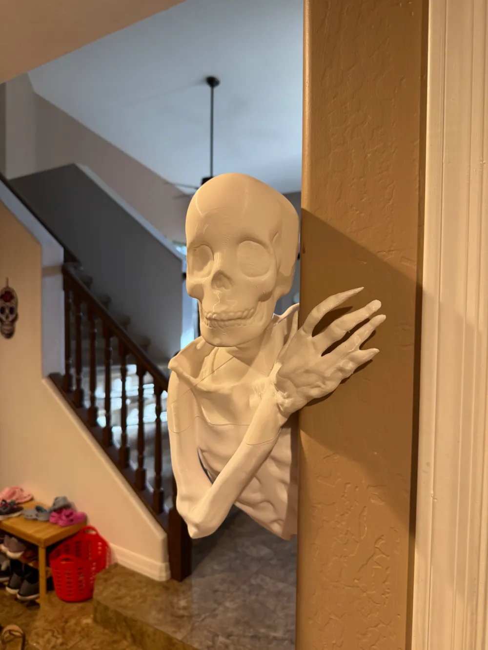 22" Halloween Corner Creeper Skeleton by keith.g.goodman MakerWorld ...