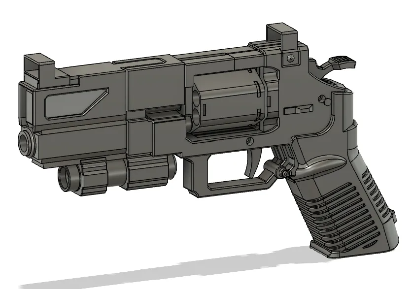 Helldivers 2 P4 Senator Revolver Prop by Cosmic Forge - MakerWorld