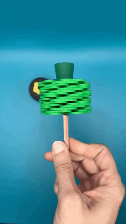 Four Leaf Clover Flip Flap Spinner - Free 3D Print Model - MakerWorld