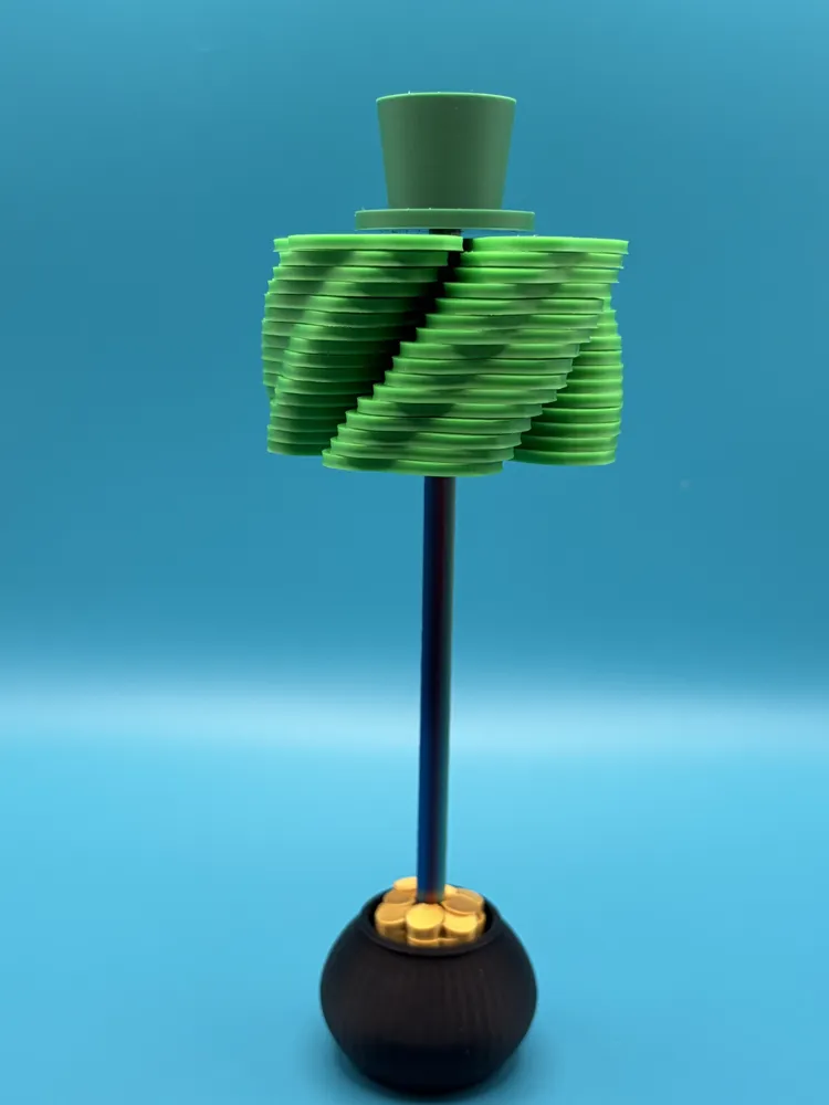 Trevo de Quatro Folhas Girador Flip Flap - Modelo gratuito para impressão 3D - MakerWorld