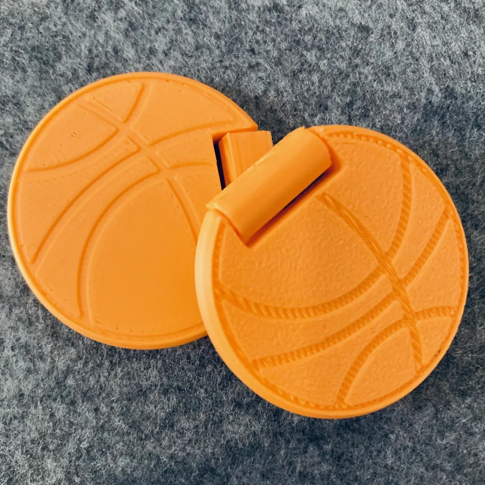 Slip Flip Slide Basketball Fidget Toy (37 mins) - Free 3D Print Model ...