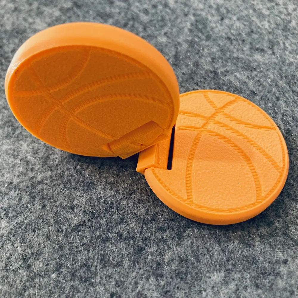 Slip Flip Slide Basketball Fidget Toy (37 mins) - Free 3D Print Model ...