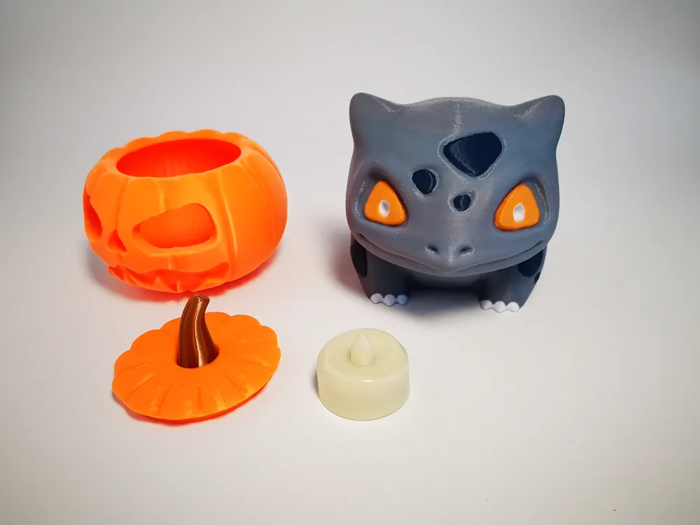 Halloween Bulbasaur - Pokemon Remixed by Bleekys - MakerWorld