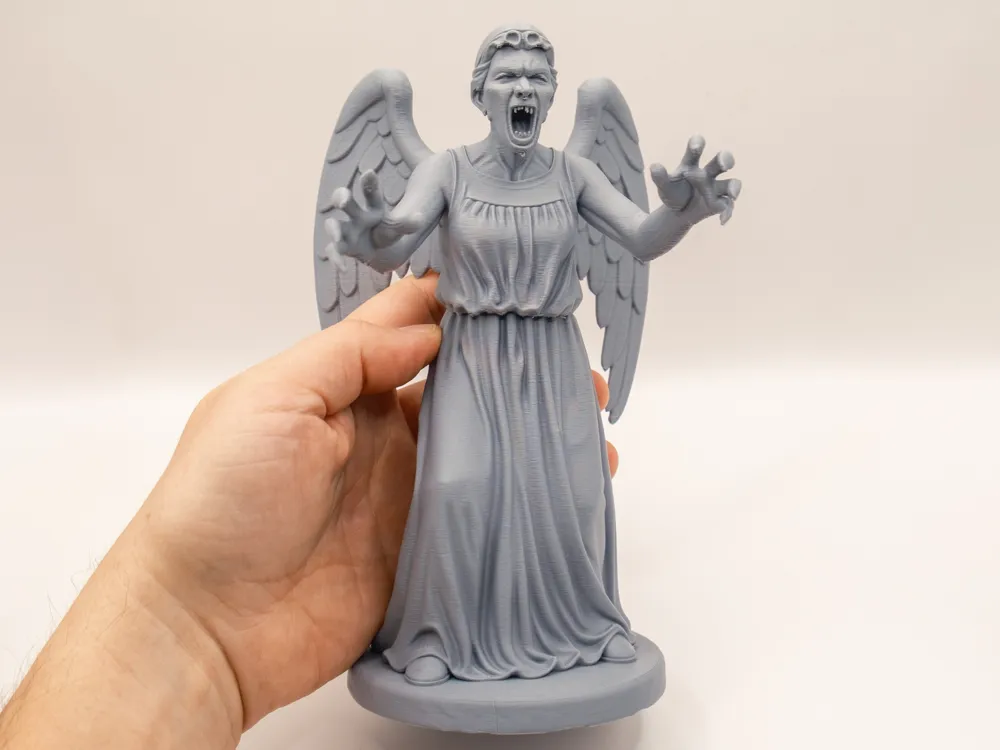 Weeping Angel from Doctor Who - three poses - Free 3D Print Model ...