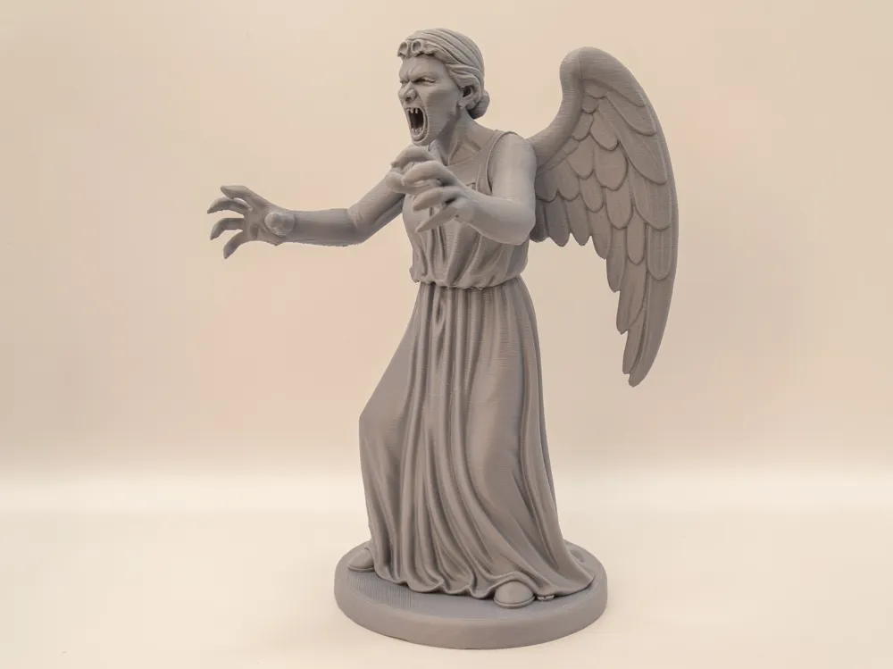 Weeping Angel from Doctor Who - three poses - Free 3D Print Model ...